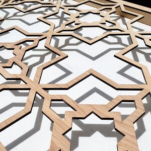 Customizable Decorative Wall Panel laser Cut Geometric Wall - Etsy
