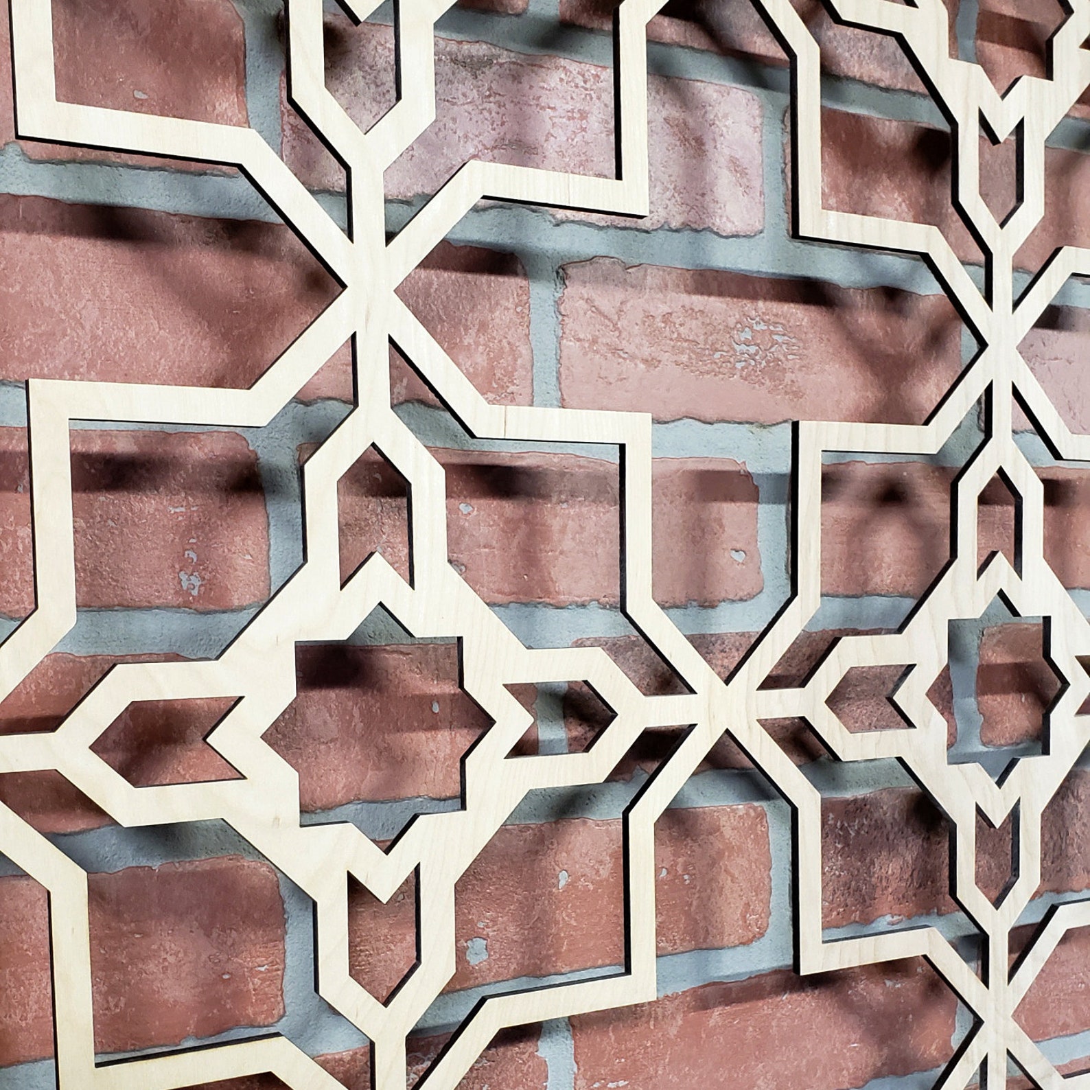 Customizable Decorative Wall Panel laser Cut Geometric Wall | Etsy