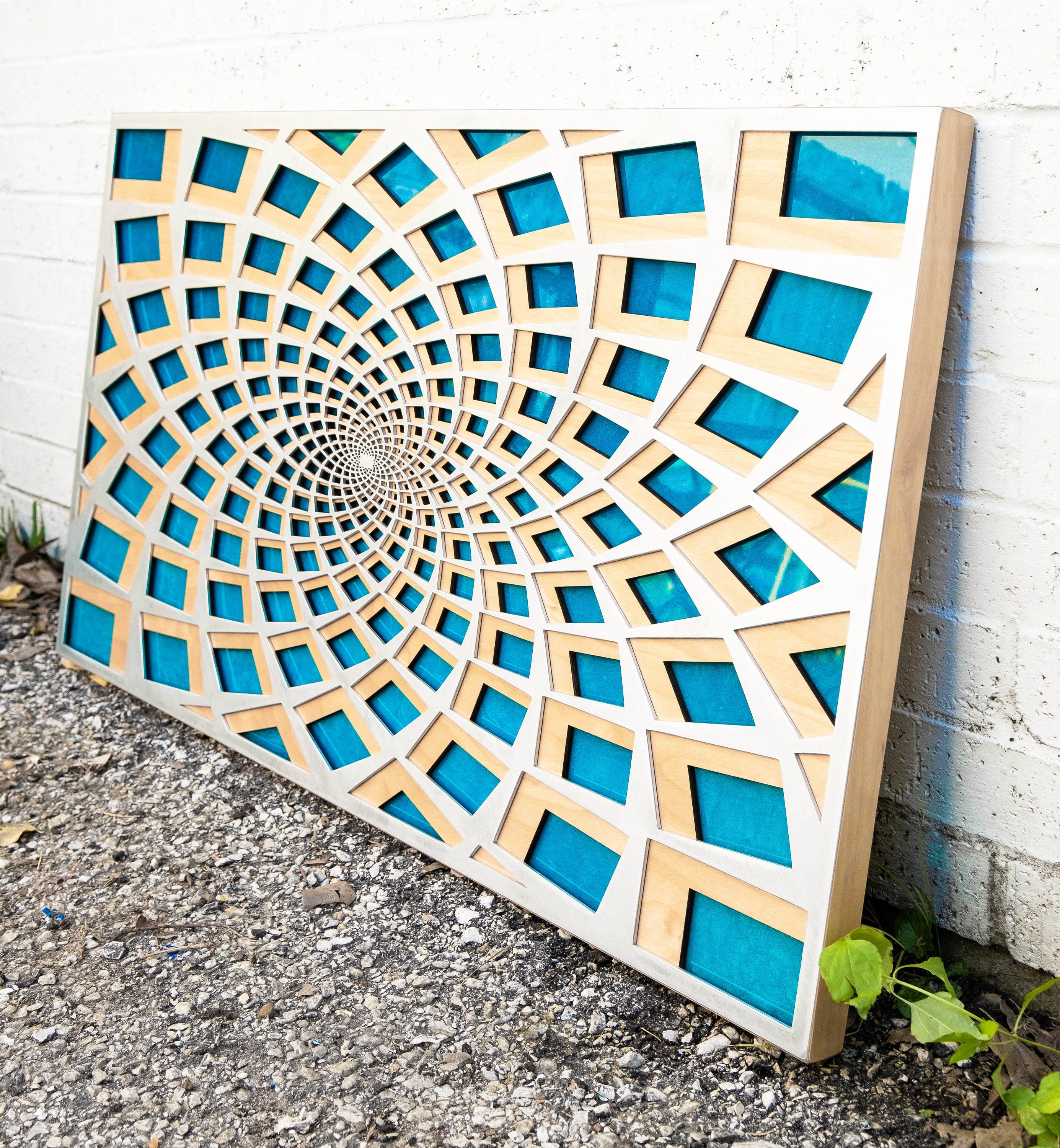 Decorative Wall Panel Multi Layer Mixed Media Laser Cut | Etsy