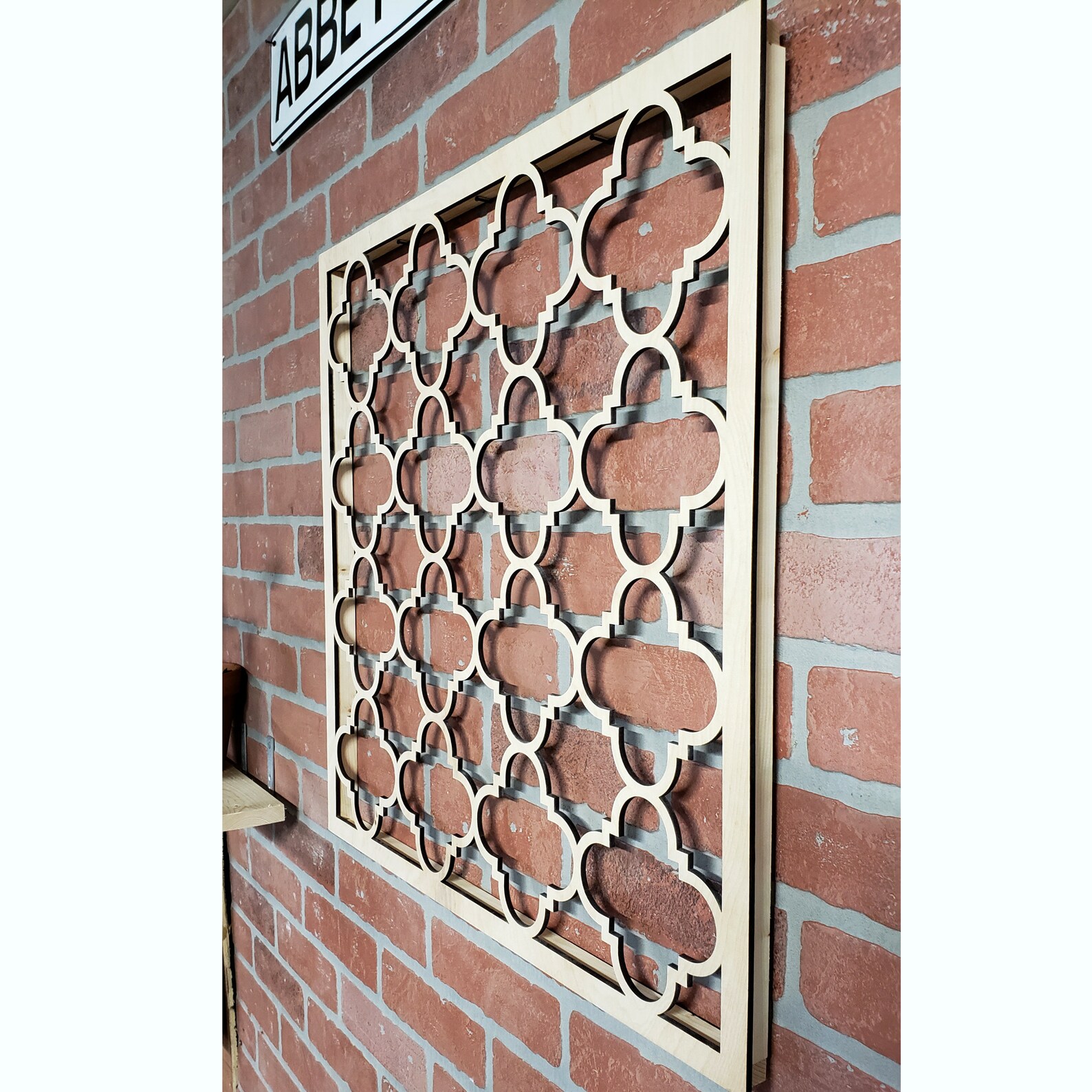 Customizable Decorative Wall Panel (laser Cut Geometric Wall Art) 2ft ...