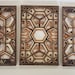 Decorative Wall Panels 3 Panel Triptych Design Multi Layer laser Cut ...