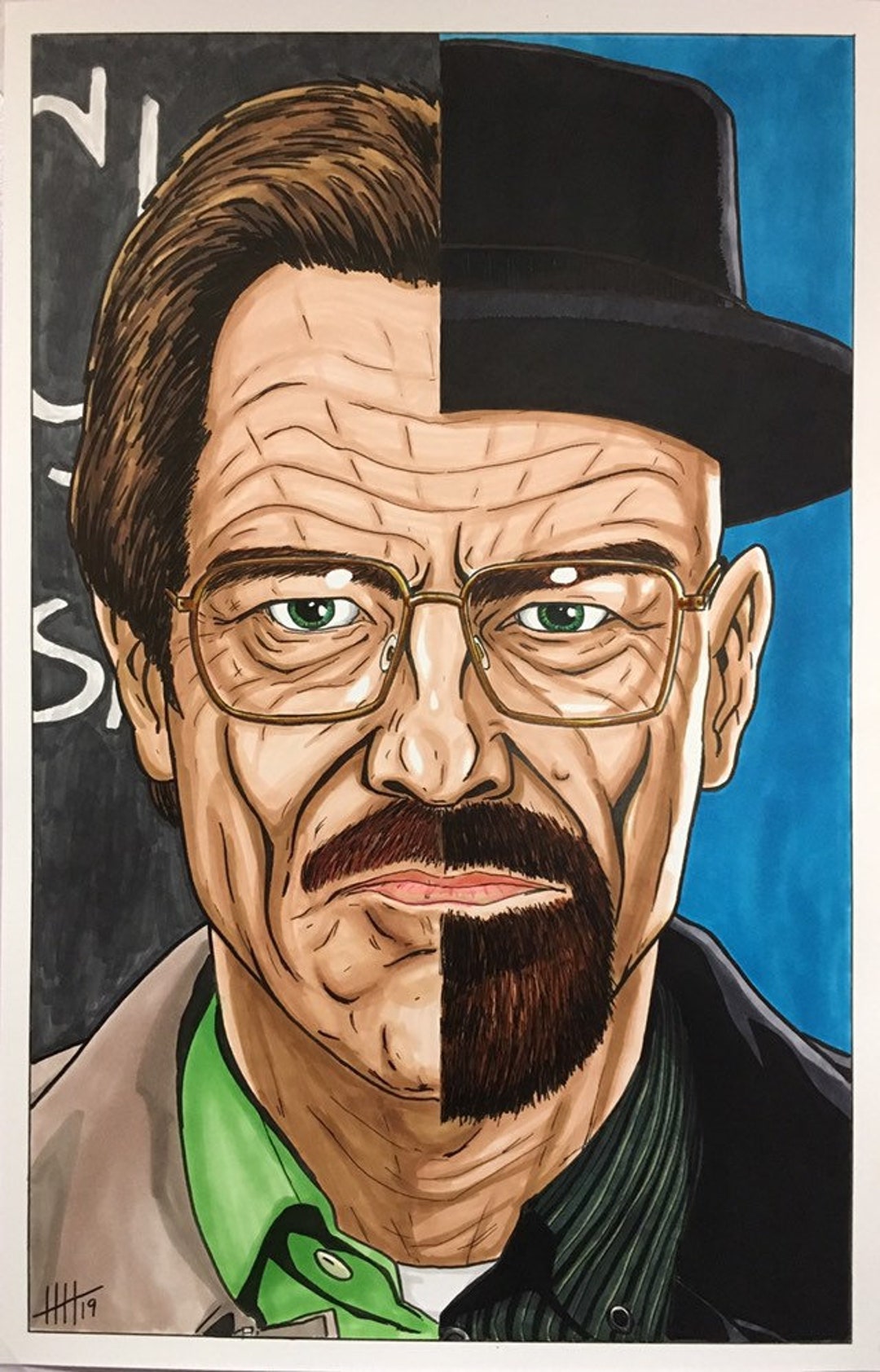 Walter White Transformation 11x17 Fine Art Print - Etsy