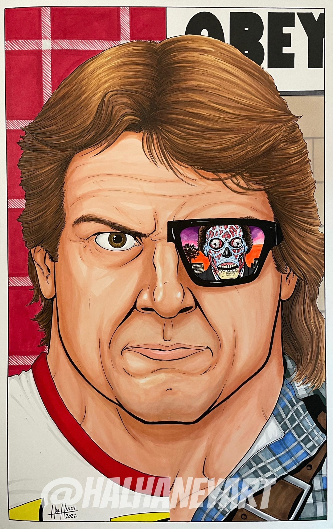 Roddy Piper Split - 11x17 Fine Art Print - Etsy