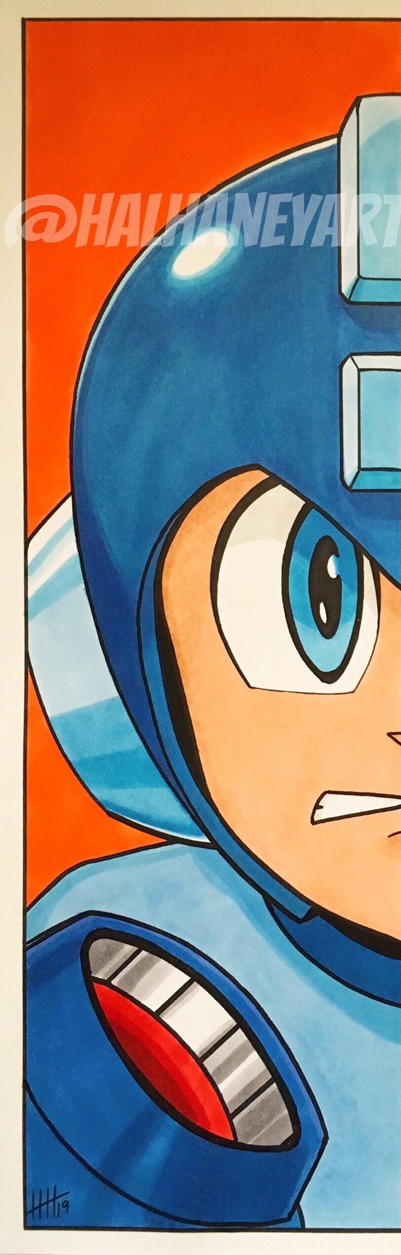 Mega Man/Proto Man 11x17 Fine Art Print | Etsy