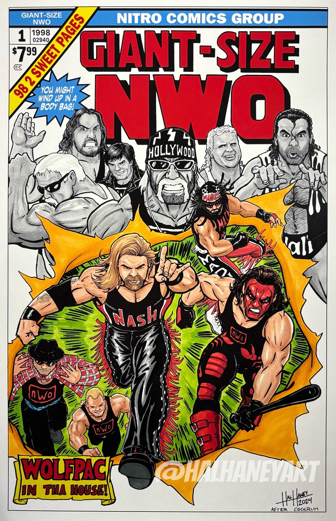 Giant-size Wolfpack - 11x17 Fine Art Print - Etsy