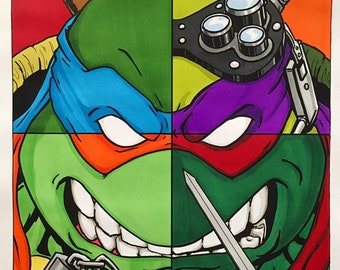 Power Rangers 6-way Portrait 11x17 Fine Art Print | Etsy