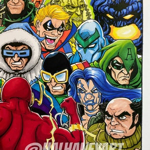Flash Rogues Gallery - 11x17 Fine Art Print - Etsy