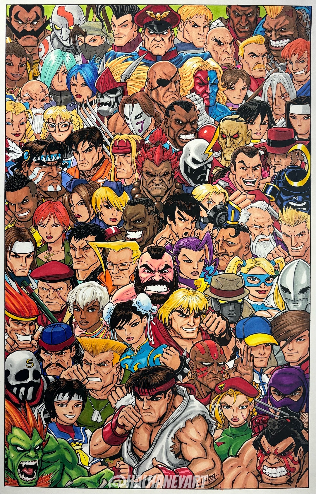 Street Fighter ‘90s - 11x17 Fine Art Print - Etsy