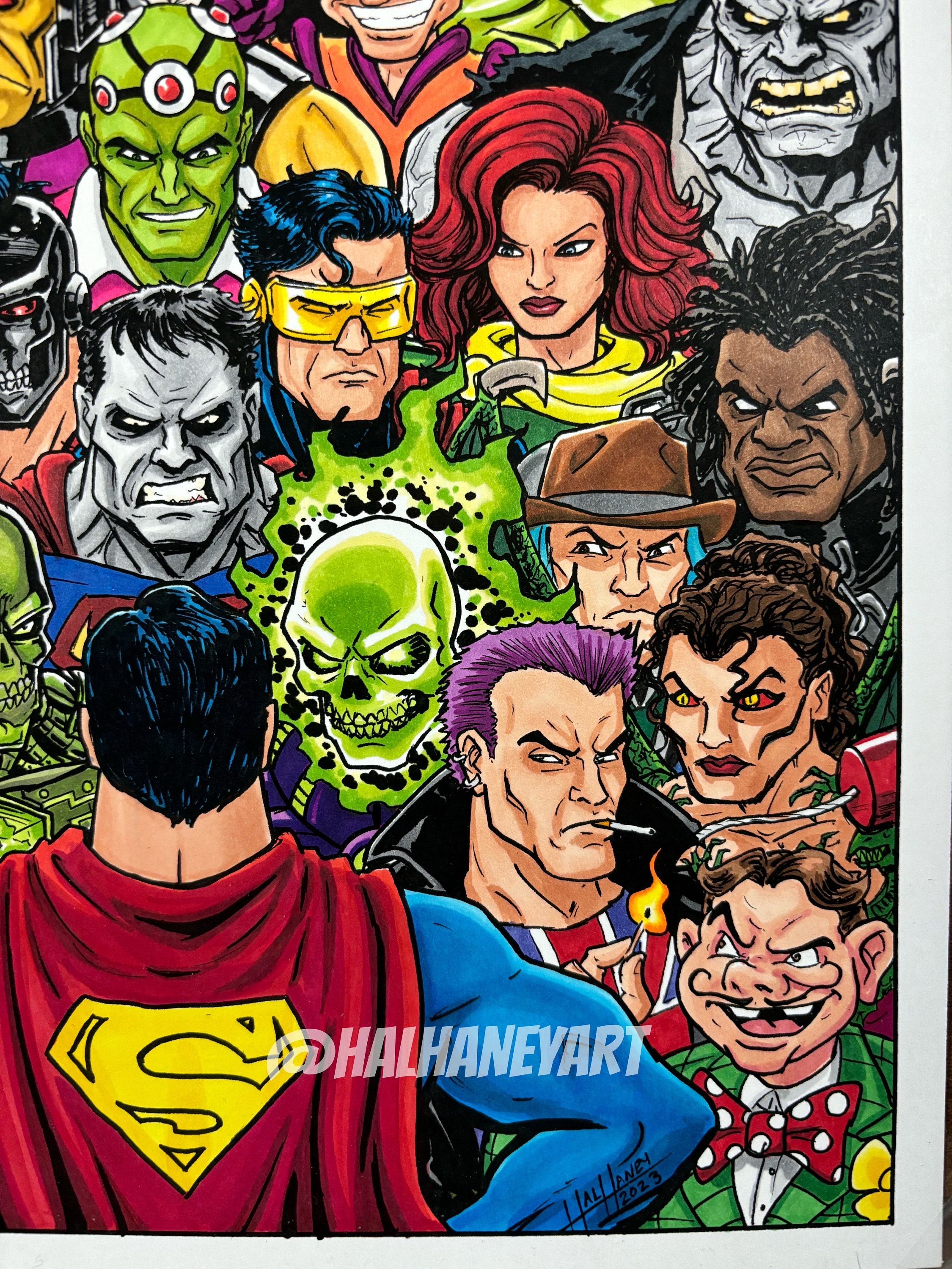 Superman Rogues Gallery - 11x17 Fine Art Print - Etsy
