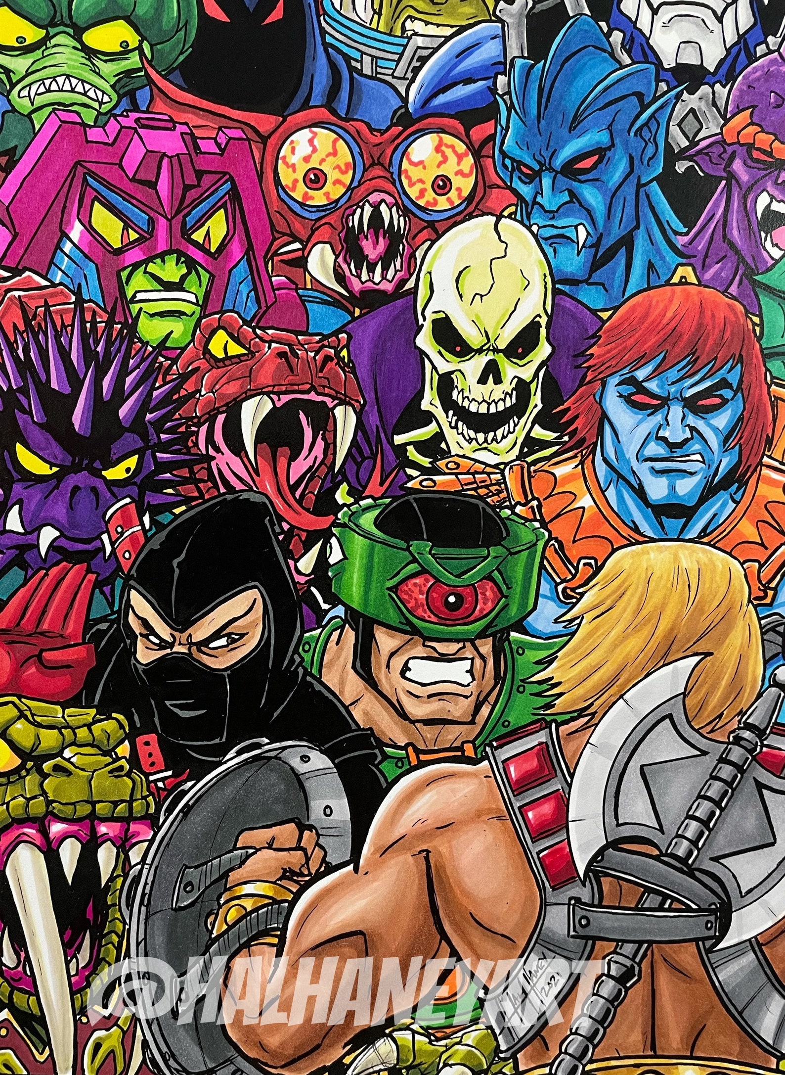 He-man Rogues Gallery 11x17 Fine Art Print - Etsy Australia