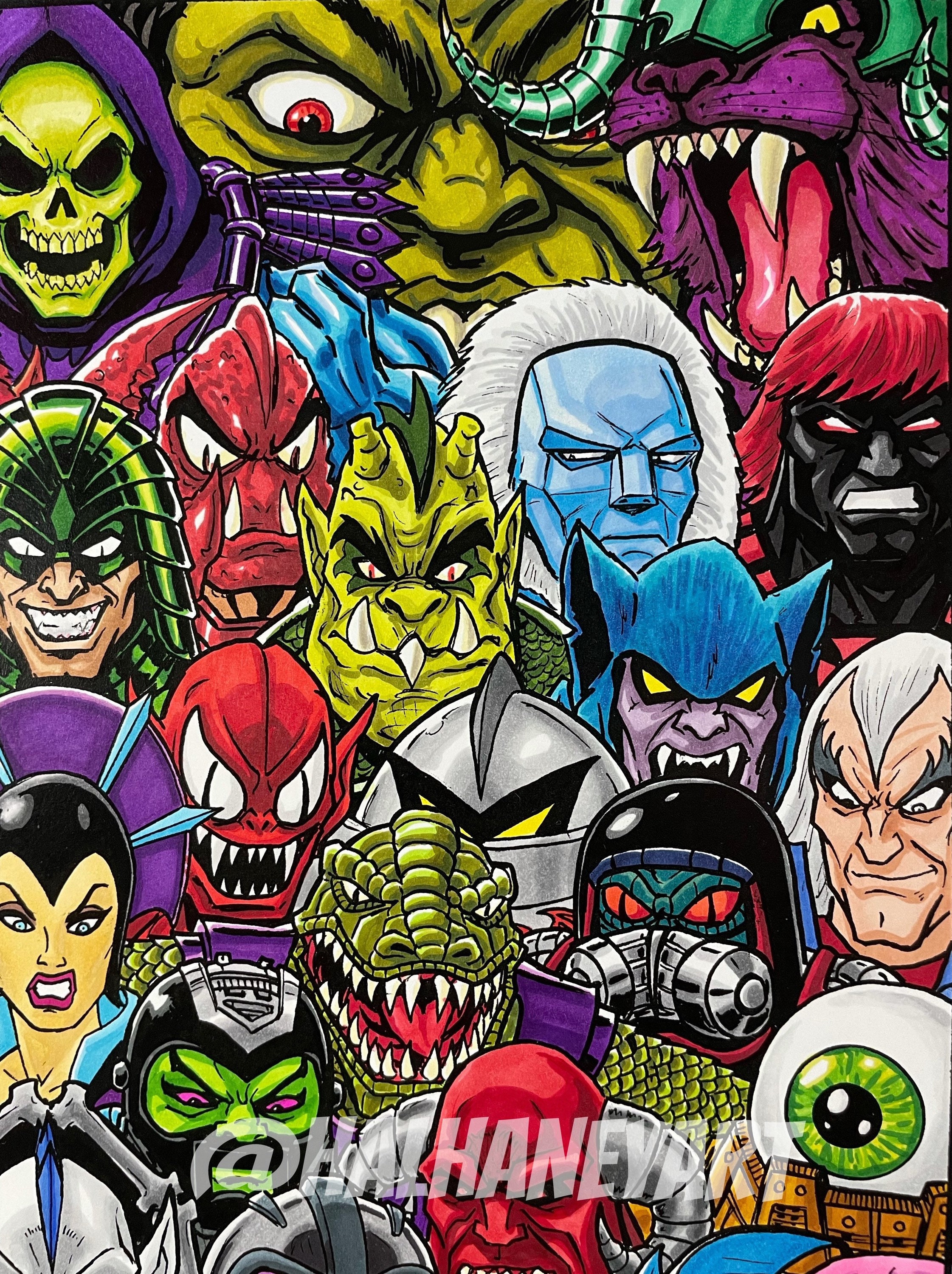 He-man Rogues Gallery 11x17 Fine Art Print - Etsy Australia