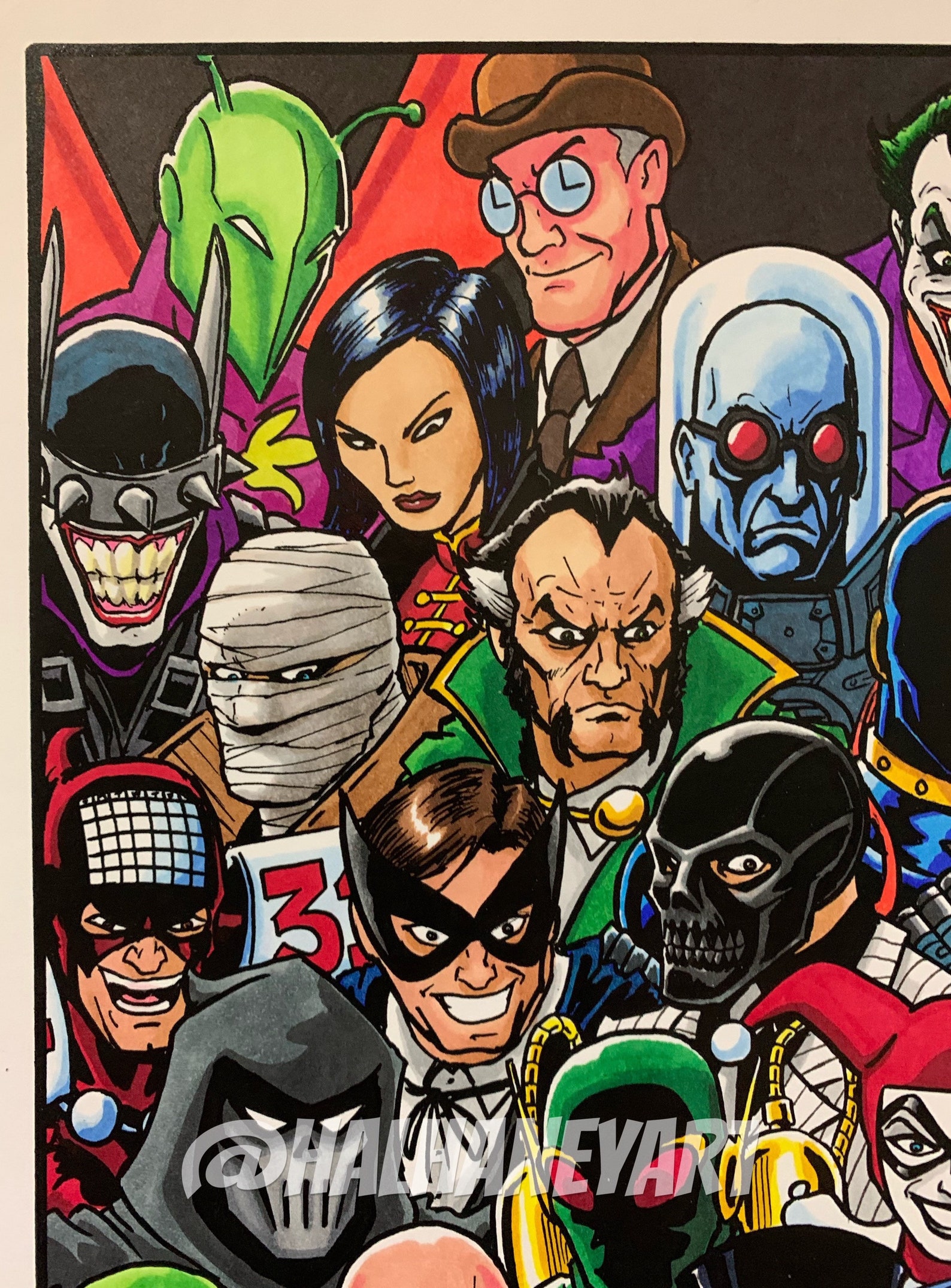 Batman Rogues Gallery 11x17 Fine Art Print - Etsy