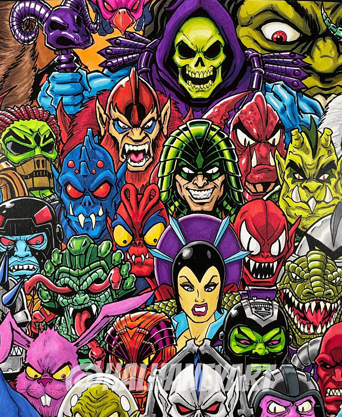 He-man Rogues Gallery 11x17 Fine Art Print - Etsy Australia