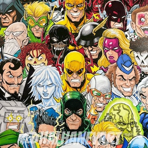 Flash Rogues Gallery - 11x17 Fine Art Print - Etsy