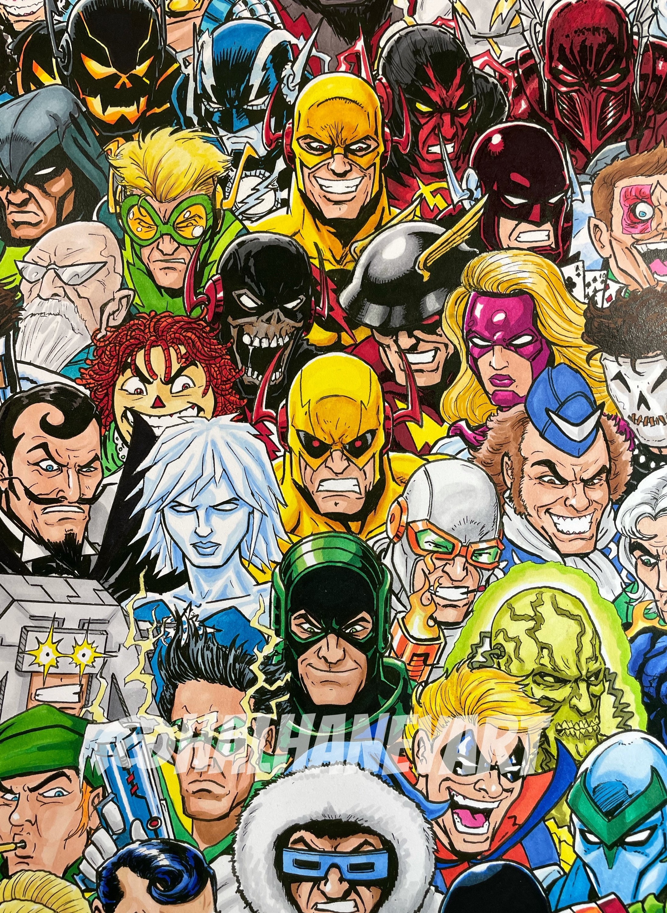 Flash Rogues Gallery 11x17 Fine Art Print | Etsy