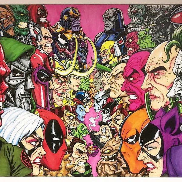 Dc Villains - Etsy