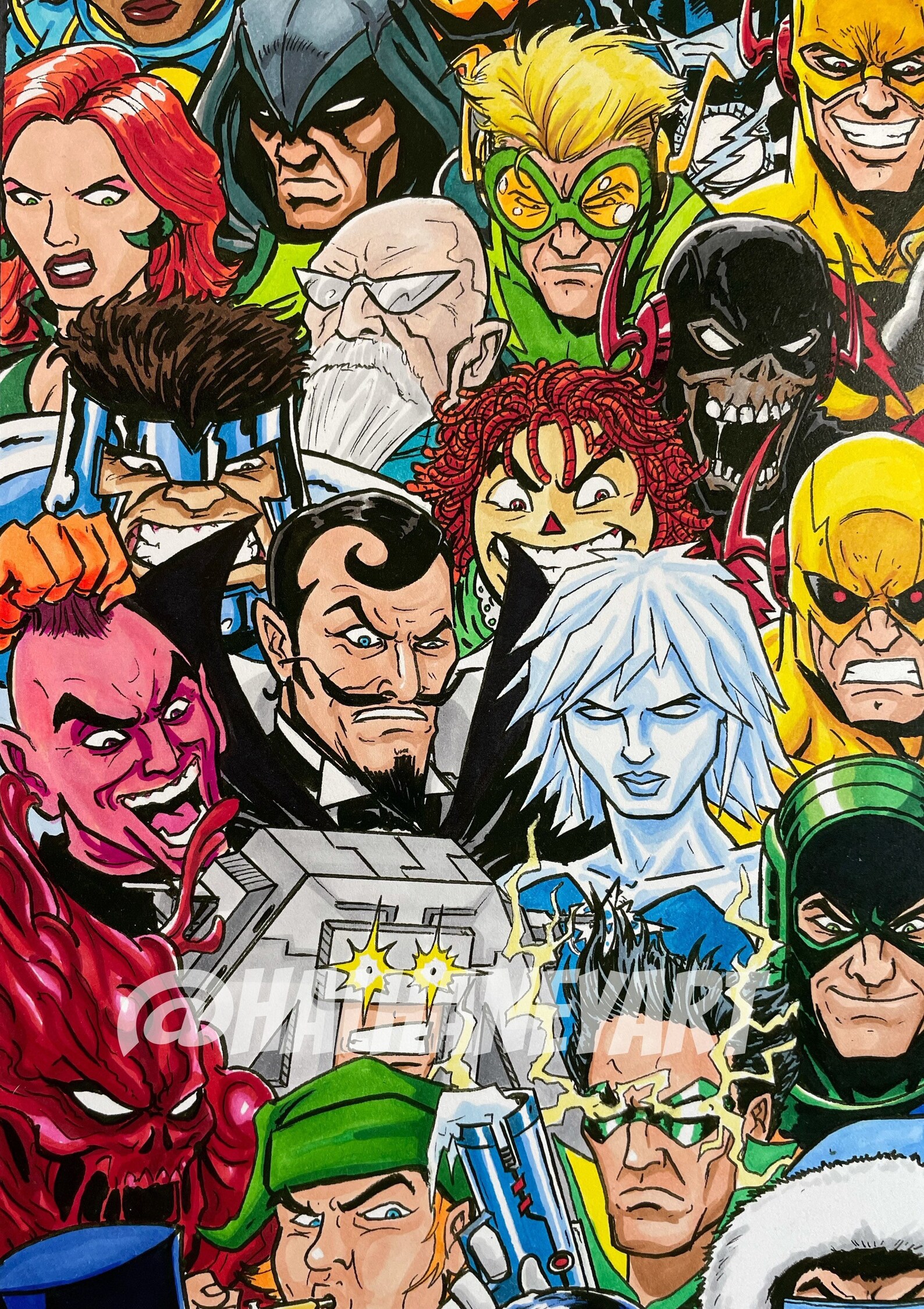 Flash Rogues Gallery - 11x17 Fine Art Print - Etsy