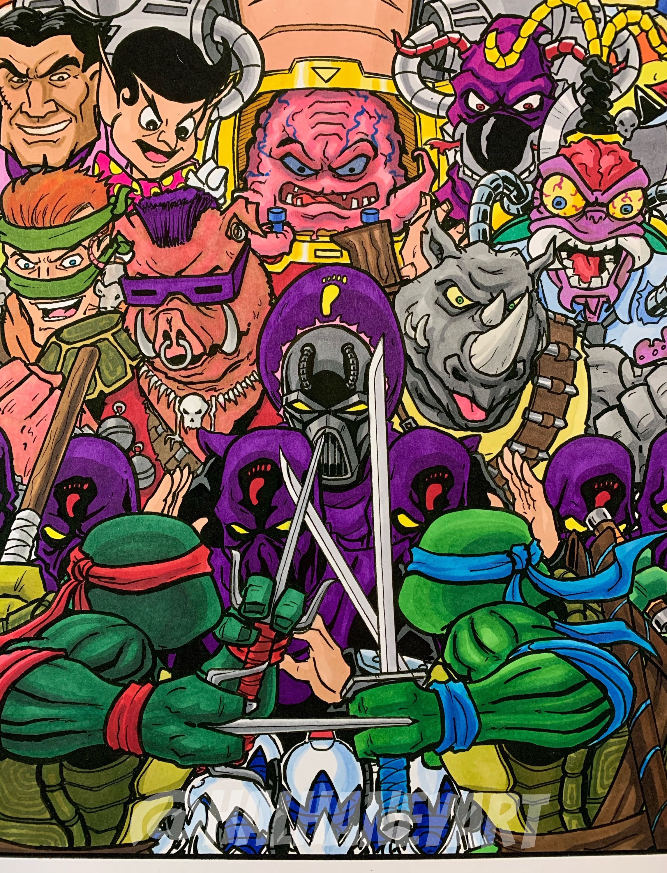 TMNT Rogues Gallery 11x17 Fine Art Print - Etsy Canada