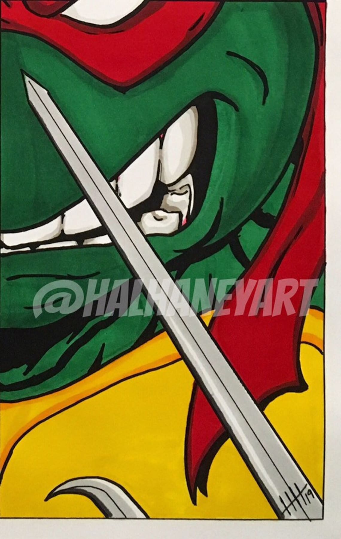 TMNT 4-way Portrait 11x17 Fine Art Print - Etsy