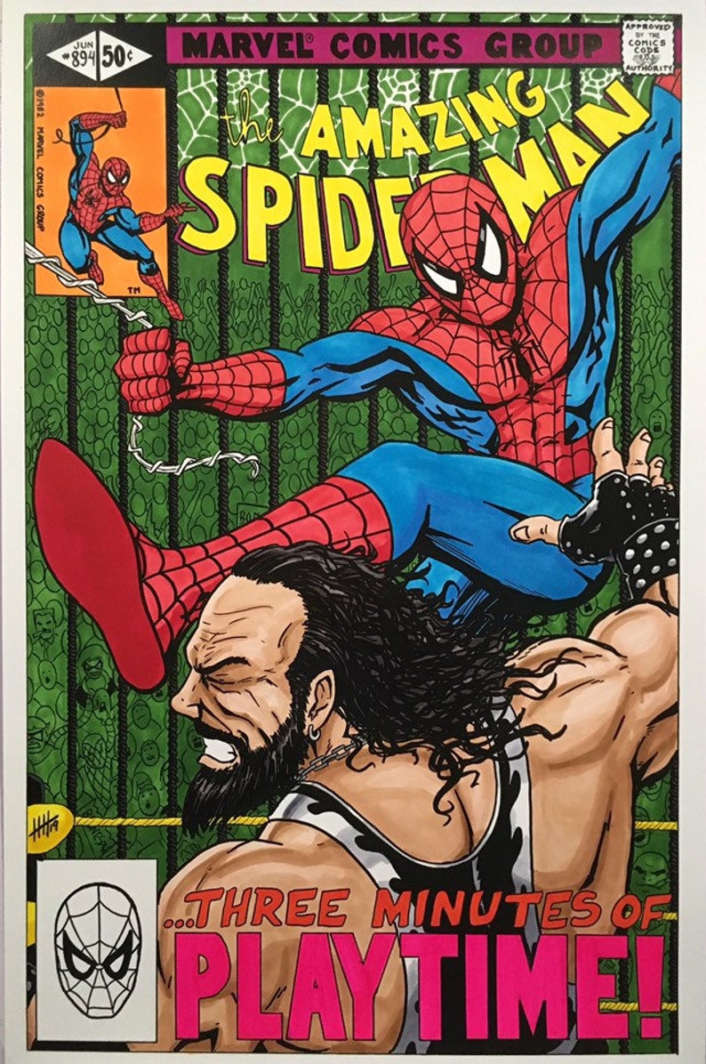 Amazing Spider-man Vs Bonesaw Mcgraw 80's Style Comic Cover - 11x17 ...