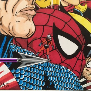 Marvel Vs Dc Heroes 11x17 Fine Art Print Etsy