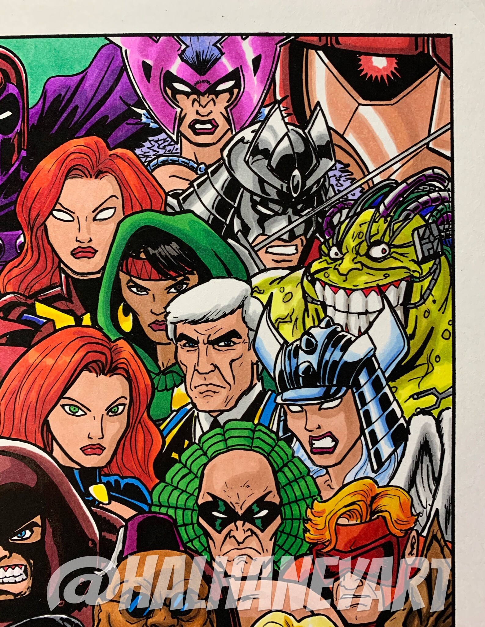 X-Men Rogues Gallery 11x17 Fine Art Print | Etsy