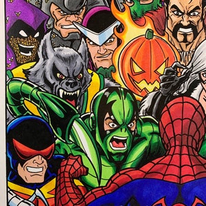 Spider-man Rogues Gallery - 11x17 Fine Art Print - Etsy
