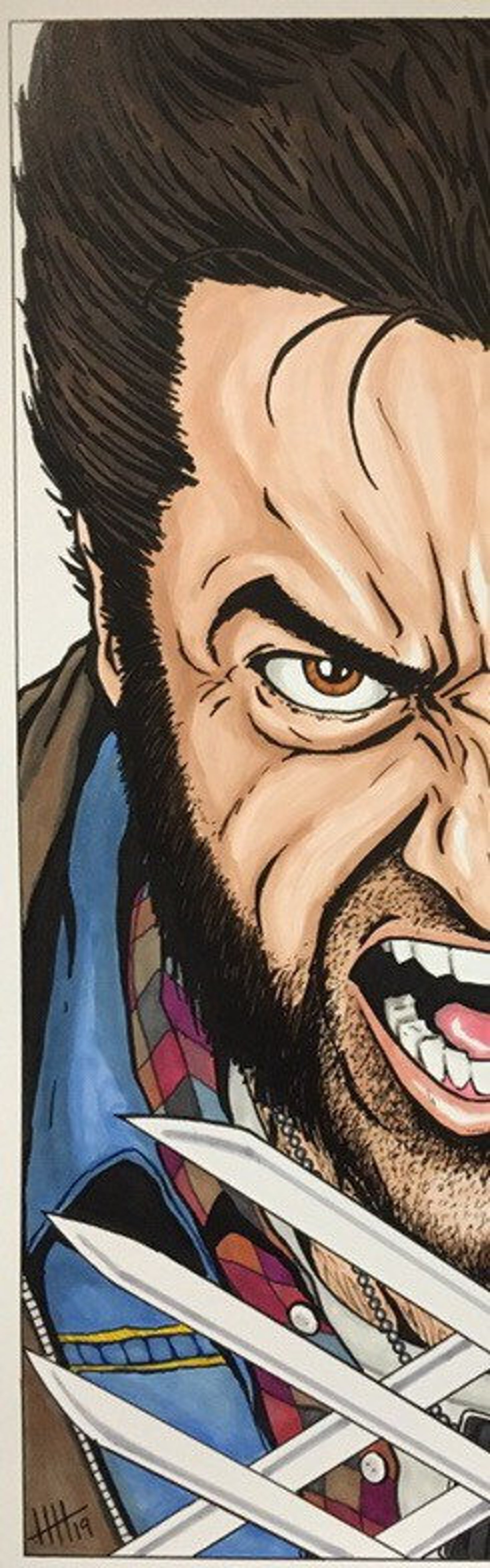 Transformación Logan/Wolverine Impresión de Bellas Artes | Etsy