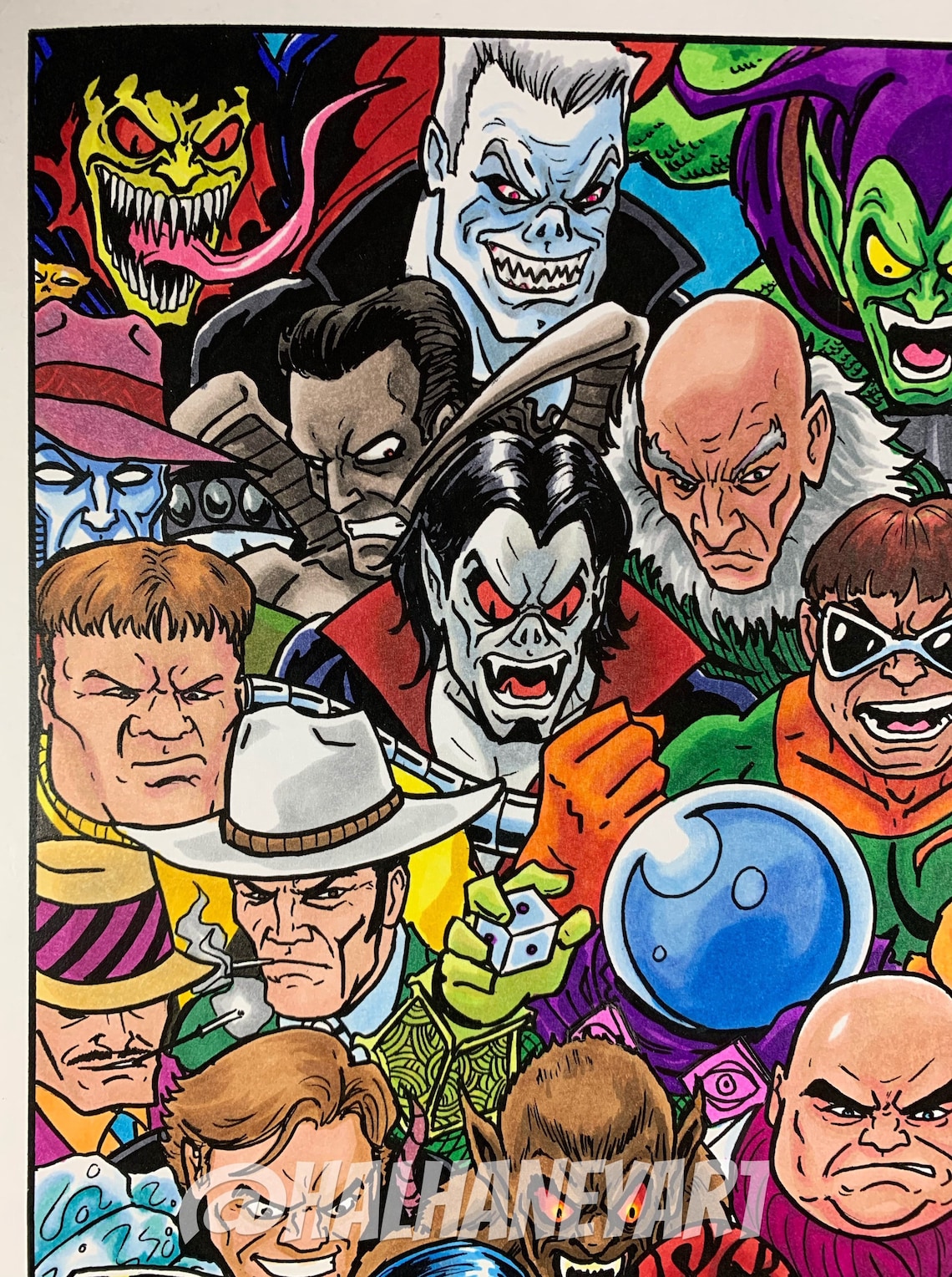 Spider-man Rogues Gallery 11x17 Fine Art Print - Etsy