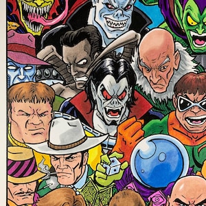 Spider-man Rogues Gallery - 11x17 Fine Art Print - Etsy