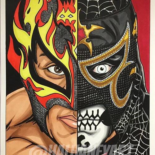 Lucha Brothers 11x17 Fine Art Print - Etsy