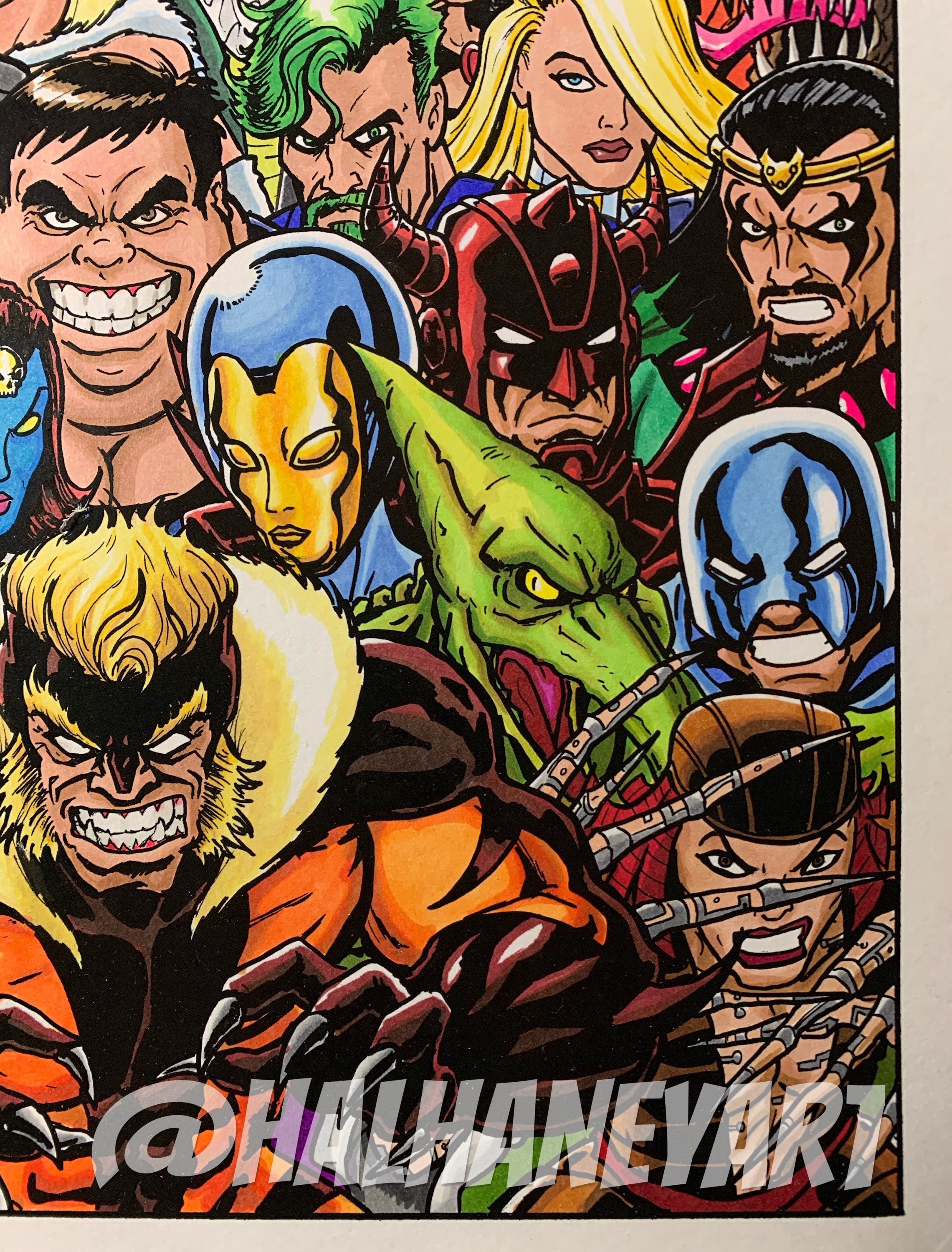 X-men Rogues Gallery - 11x17 Fine Art Print - Etsy UK