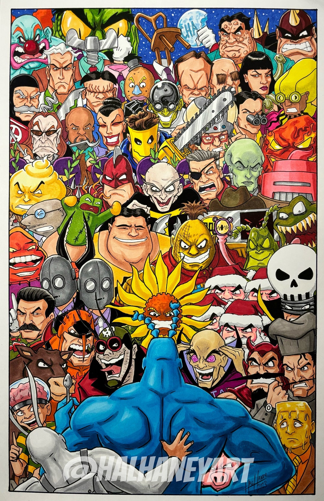 The Tick Rogues Gallery - 11x17 Fine Art Print - Etsy