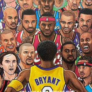 Mamba Vs NBA - 11x17 Fine Art Print - Etsy