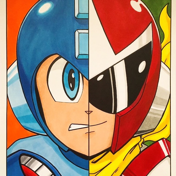 Proto Man Mega Man - Etsy