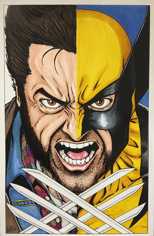 Transformación Logan/Wolverine Impresión de Bellas Artes | Etsy