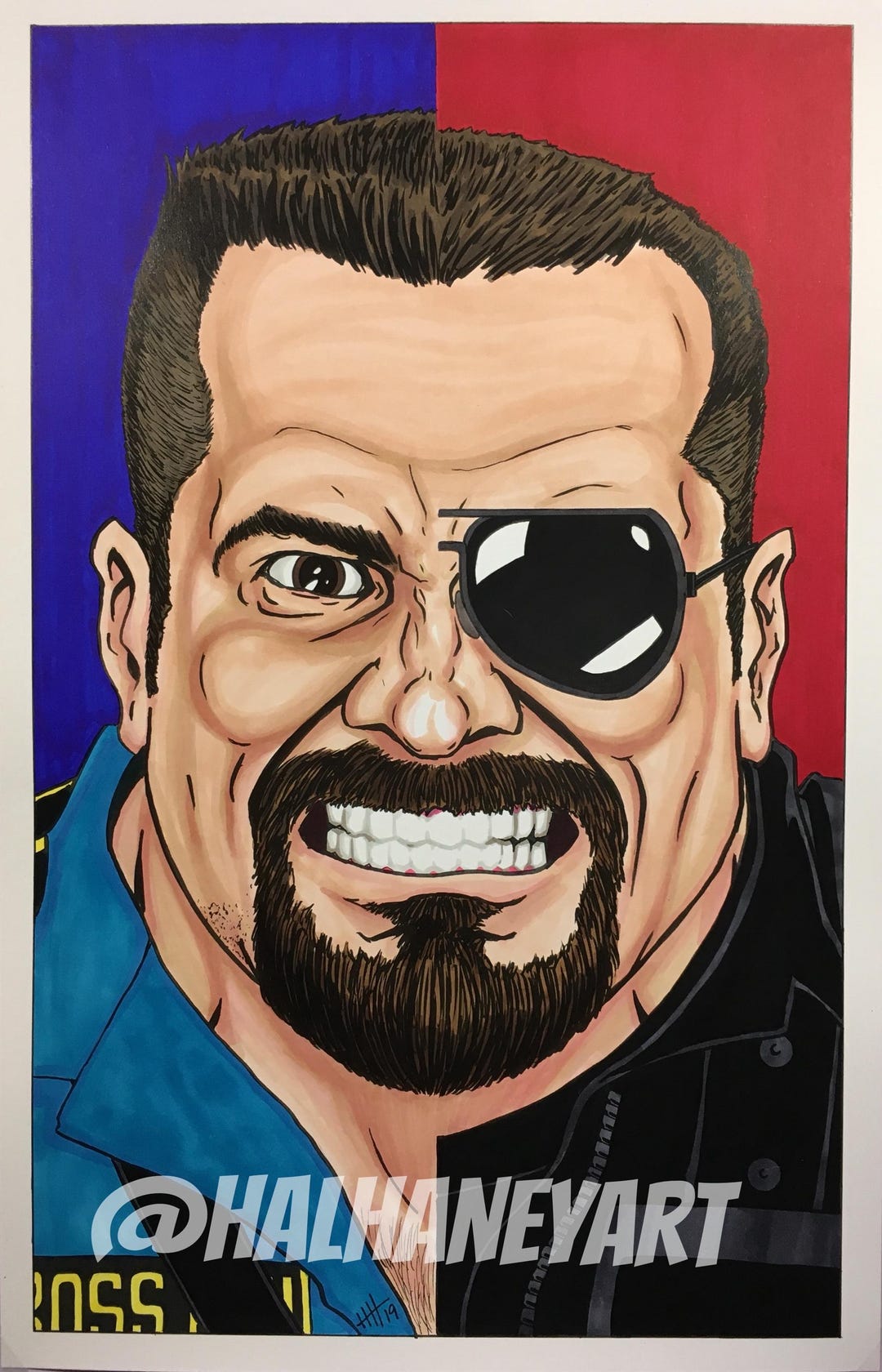 Bossman Split - 11x17 Fine Art Print - Etsy