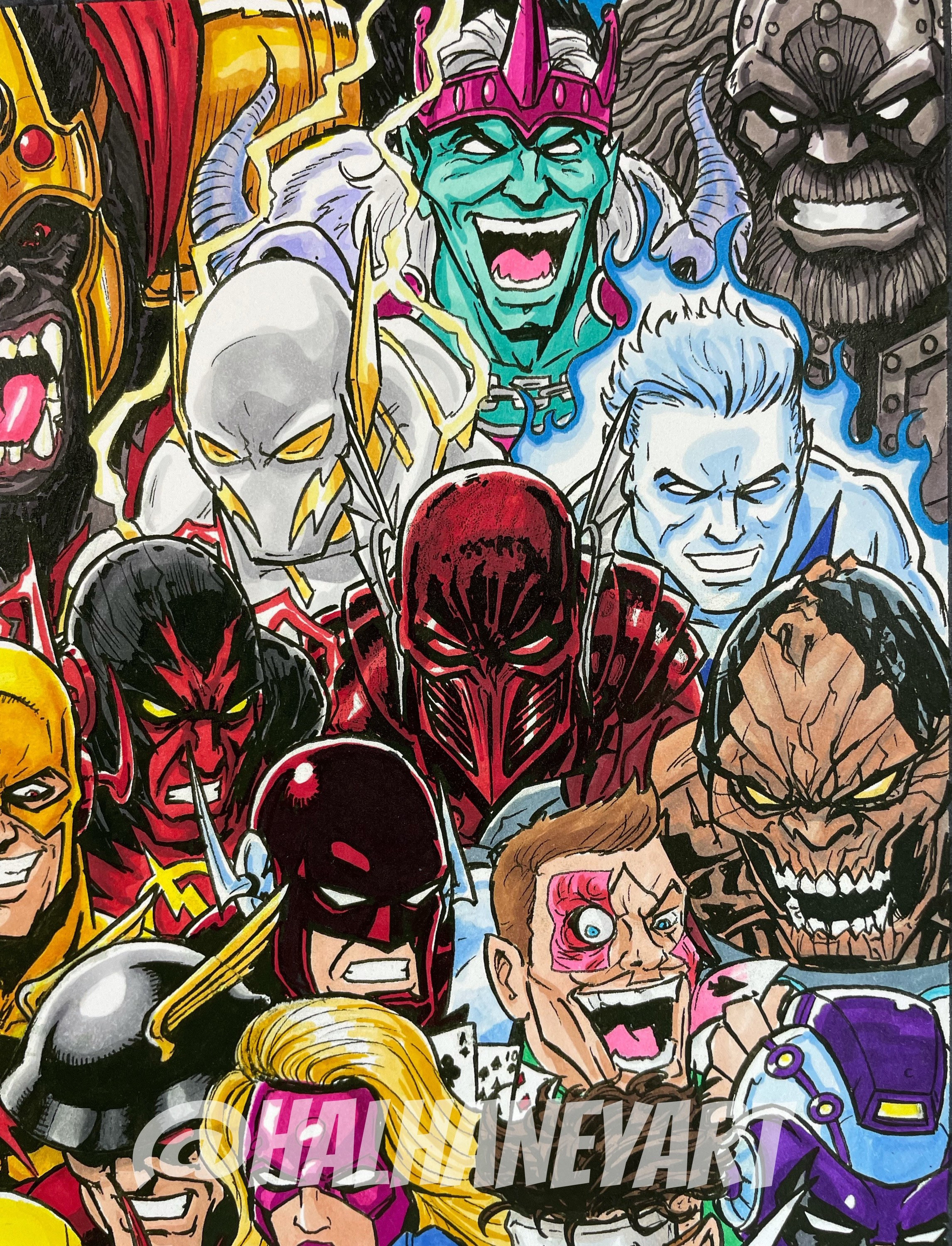 Flash Rogues Gallery - 11x17 Fine Art Print - Etsy Canada