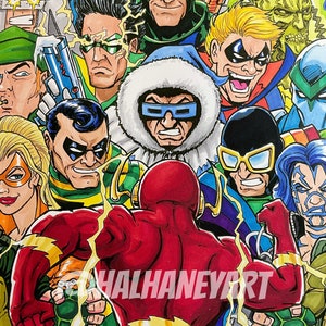 Flash Rogues Gallery - 11x17 Fine Art Print - Etsy