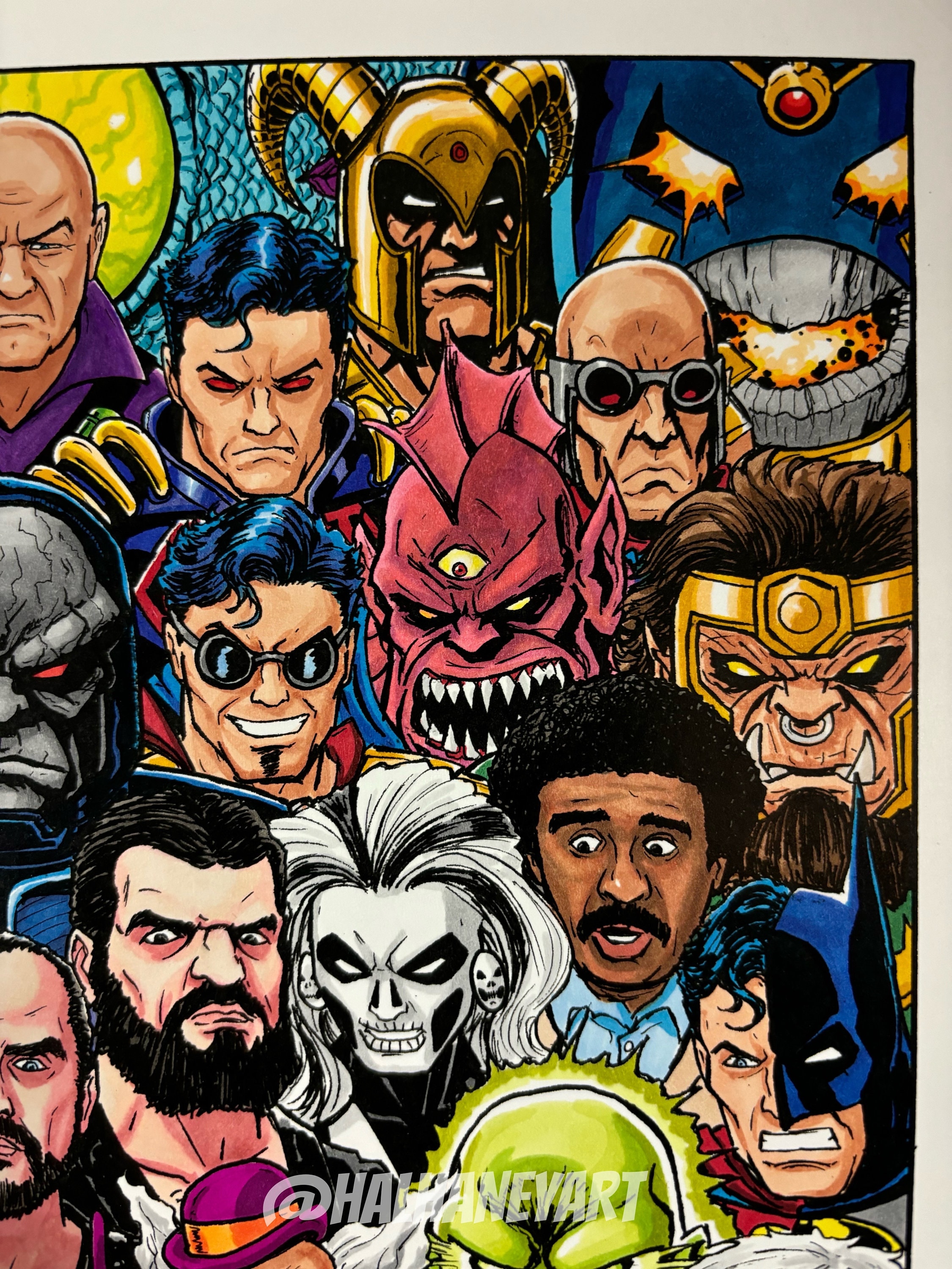 Superman Rogues Gallery - 11x17 Fine Art Print - Etsy