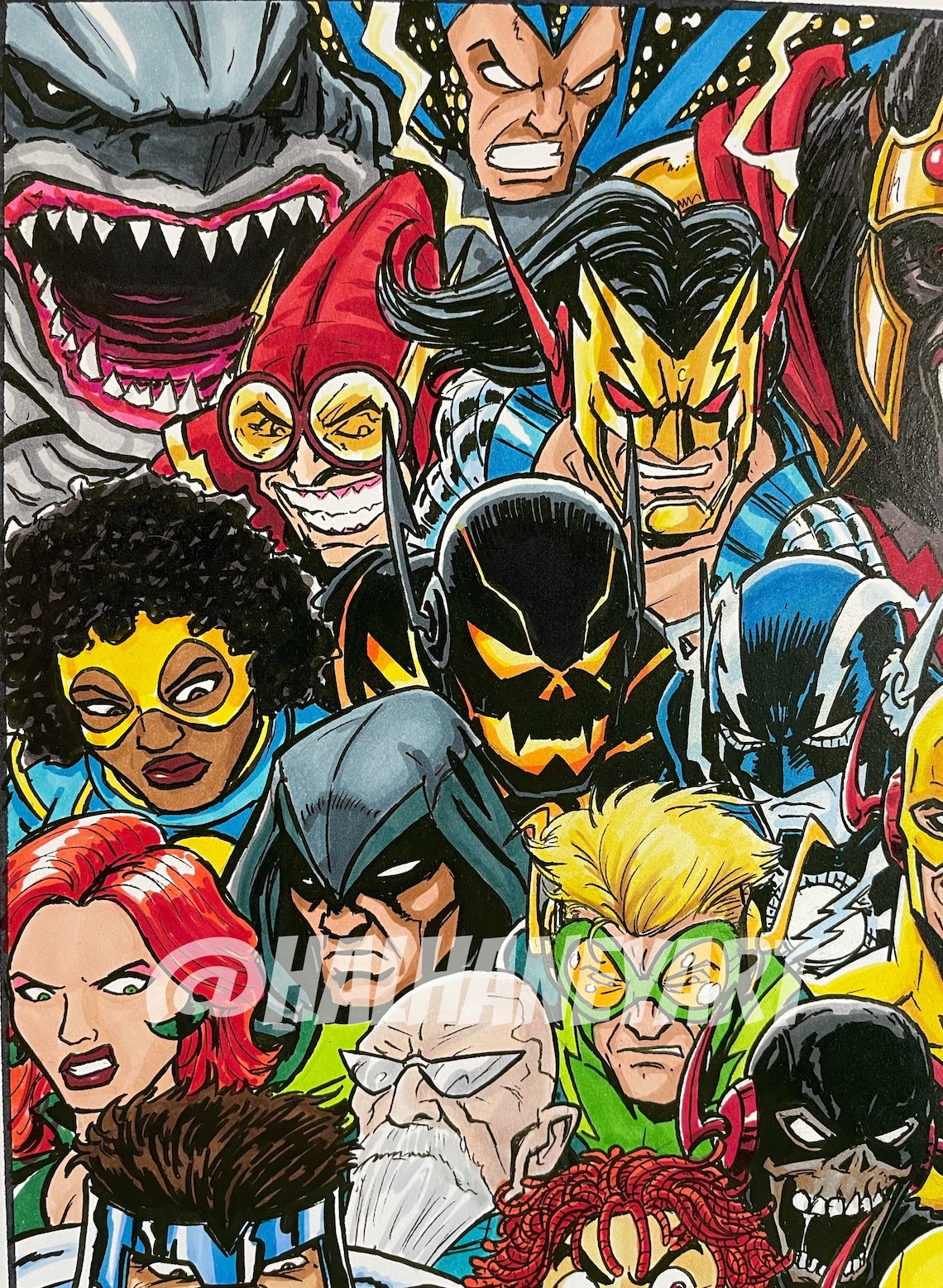 Flash Rogues Gallery - 11x17 Fine Art Print - Etsy
