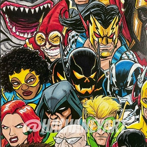 Flash Rogues Gallery - 11x17 Fine Art Print - Etsy