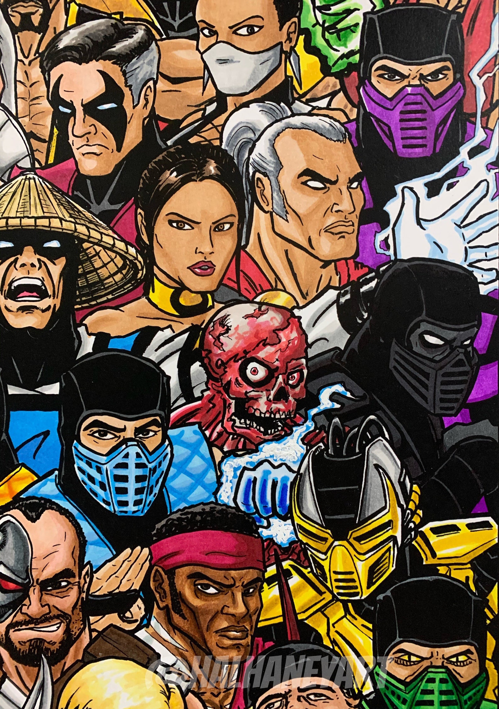 Mortal Kombat 90s 11x17 Fine Art Print - Etsy