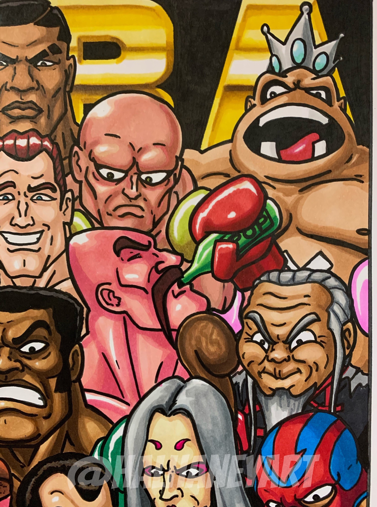 Punch-out!! - 11x17 Fine Art Print - Etsy