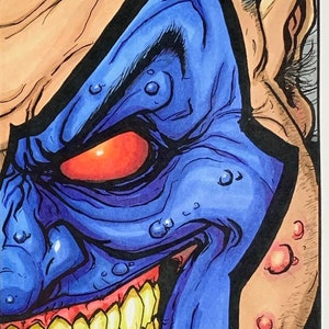 Spawn/clown Split Portrait - 11x17 Fine Art Print - Etsy