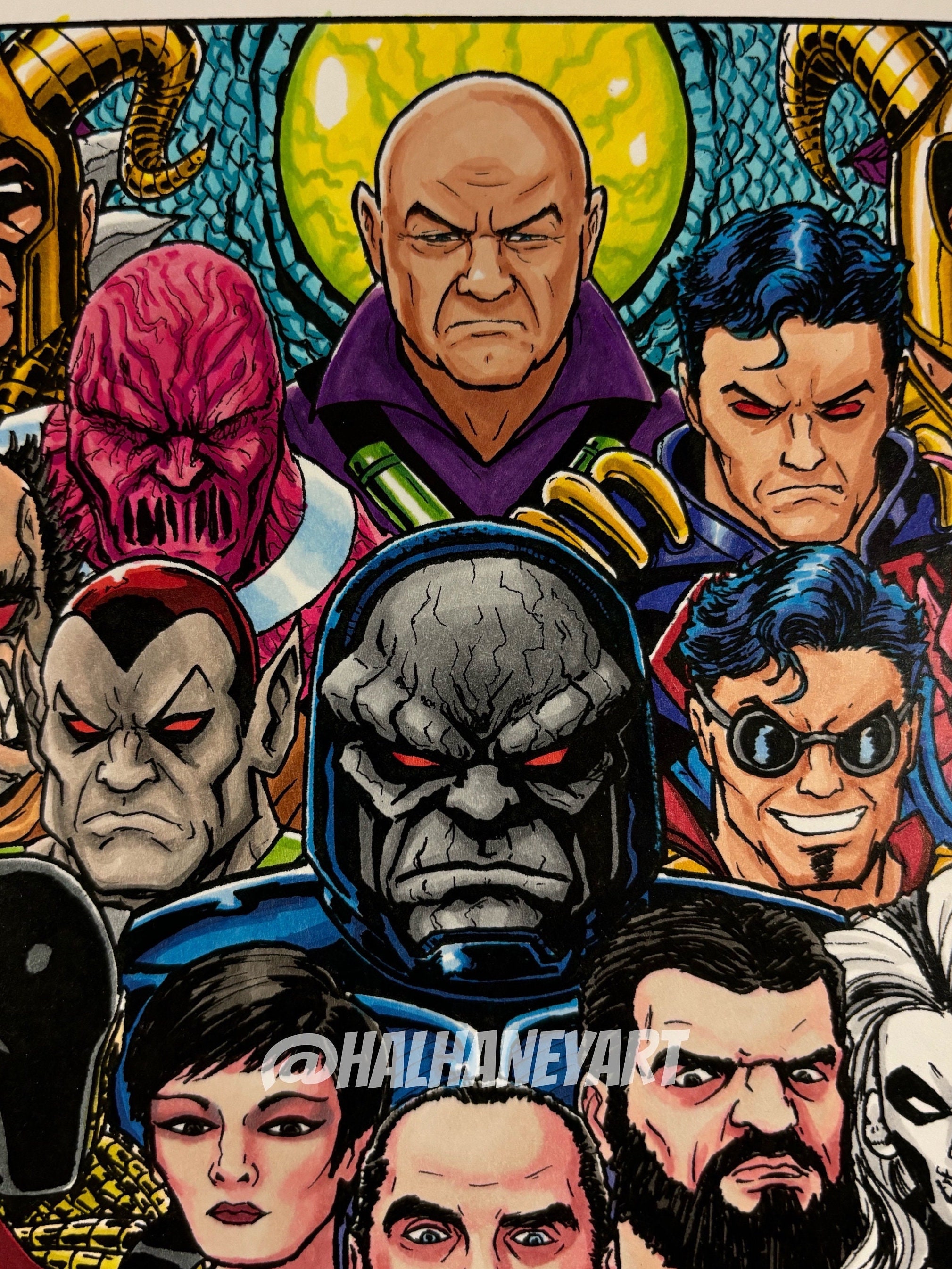Superman Rogues Gallery - 11x17 Fine Art Print - Etsy