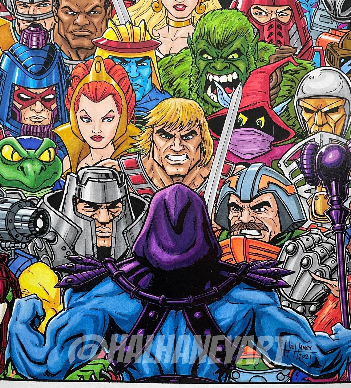 Skeletor Heroes Gallery 11x17 Fine Art Print - Etsy