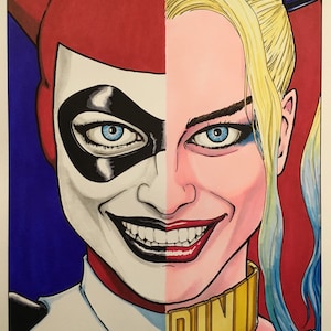 Harley Quinn Transformation 11x17 Fine Art Print - Etsy