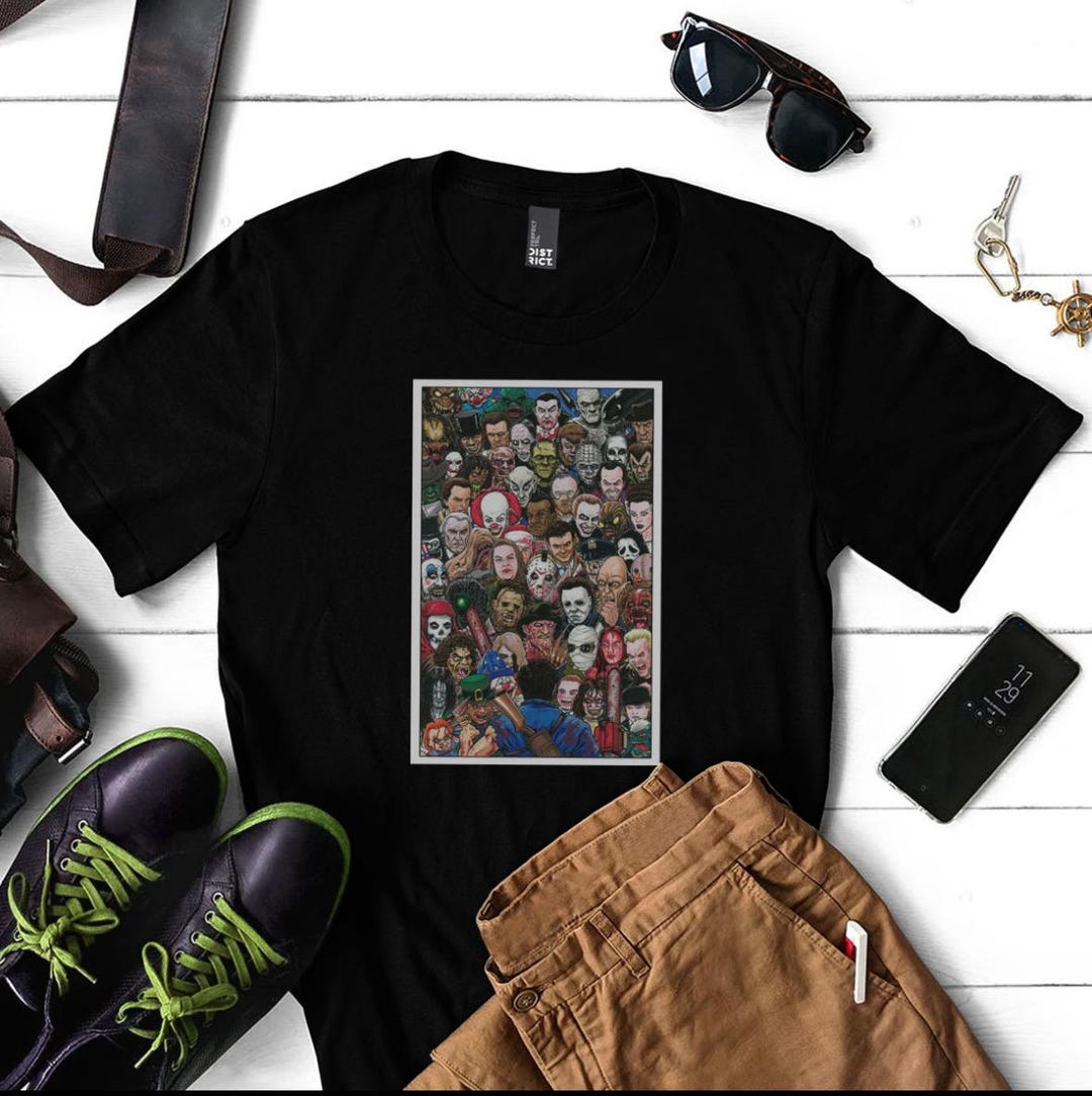 Ash Vs Horror Collage T-shirt - Etsy