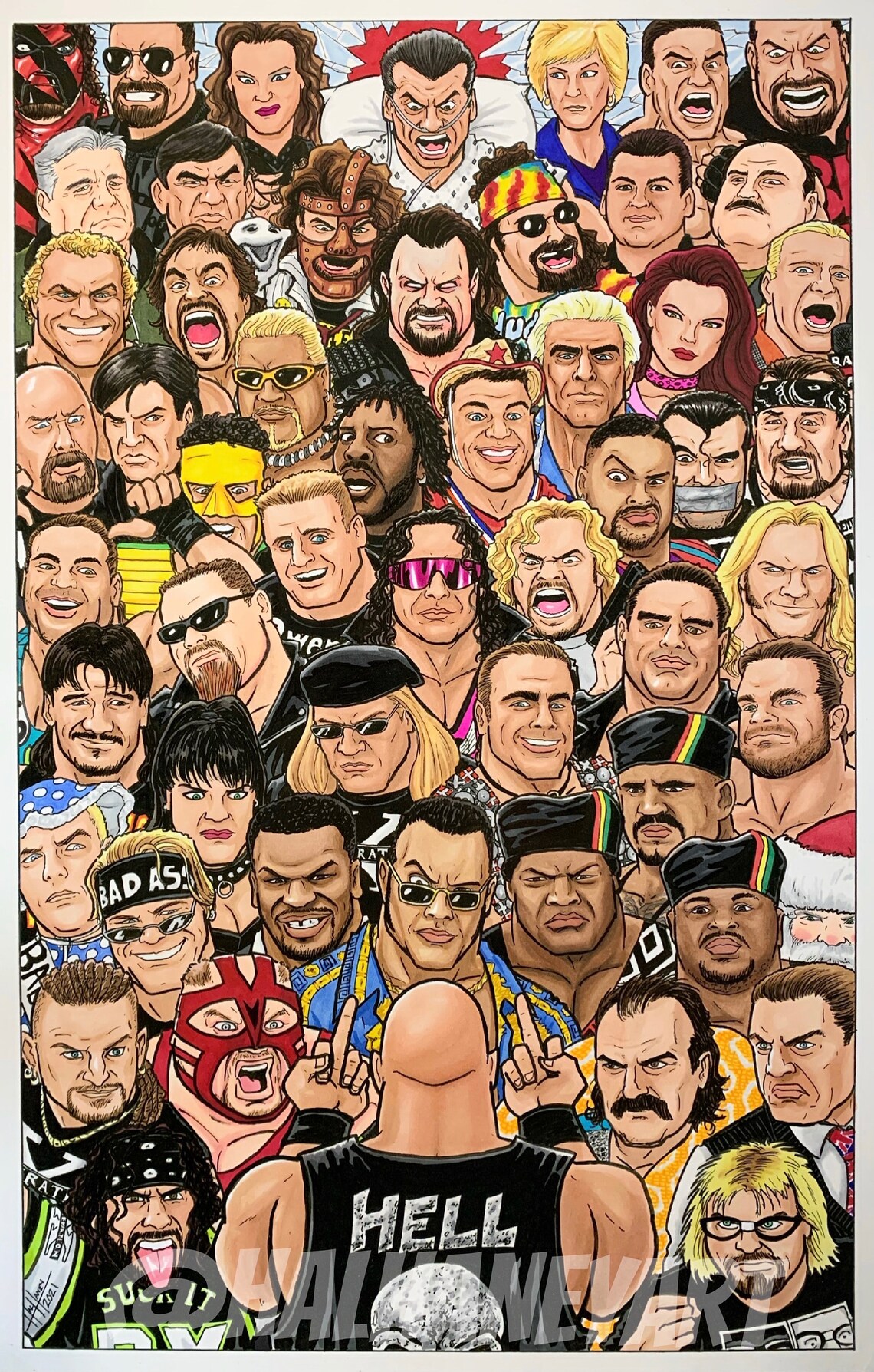 Austin Rogues Gallery- 11x17 Fine Art Print - Etsy